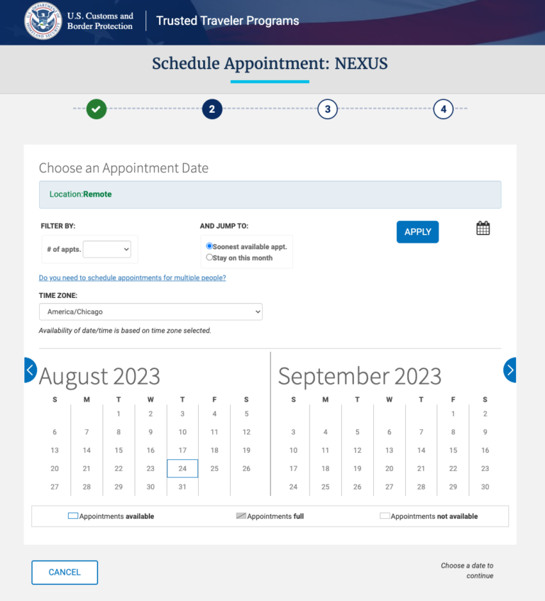 NEXUS conditional approval after 15 months - Upgraded to Economy